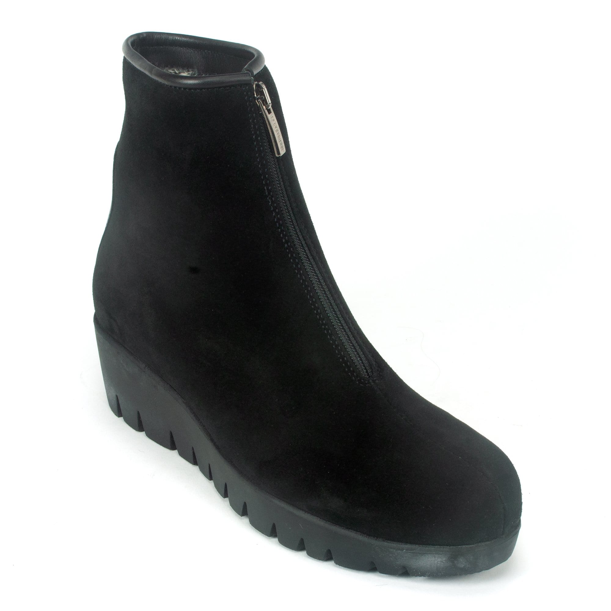 La Canadienne Trina Waterproof Boot Italian Suede Black | Simons Shoes