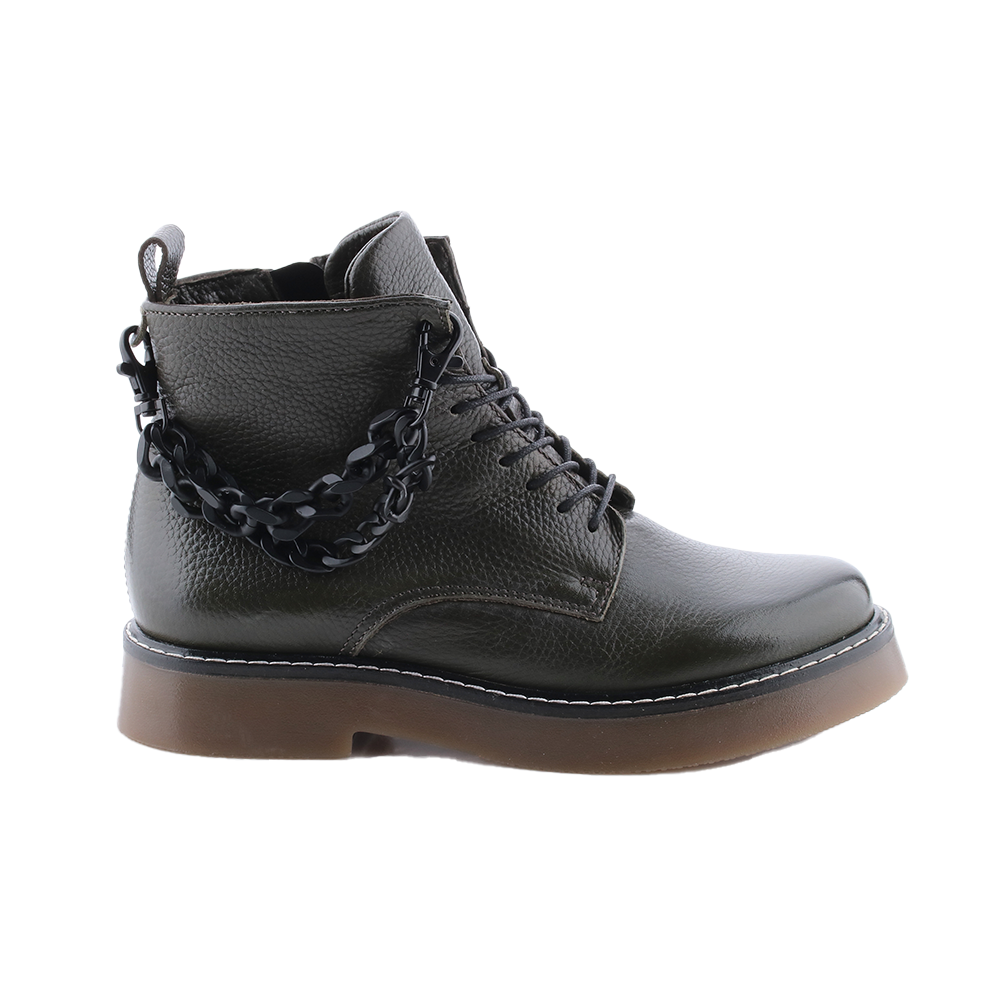MJUS Womens Leather Edgy Ankle Bootie (681208) | Simons Shoes