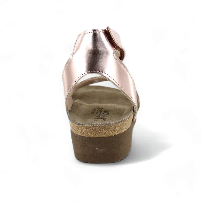 Naot Abbie Womens Ankle Strap Leather Wedge Sandal | Simons Shoes
