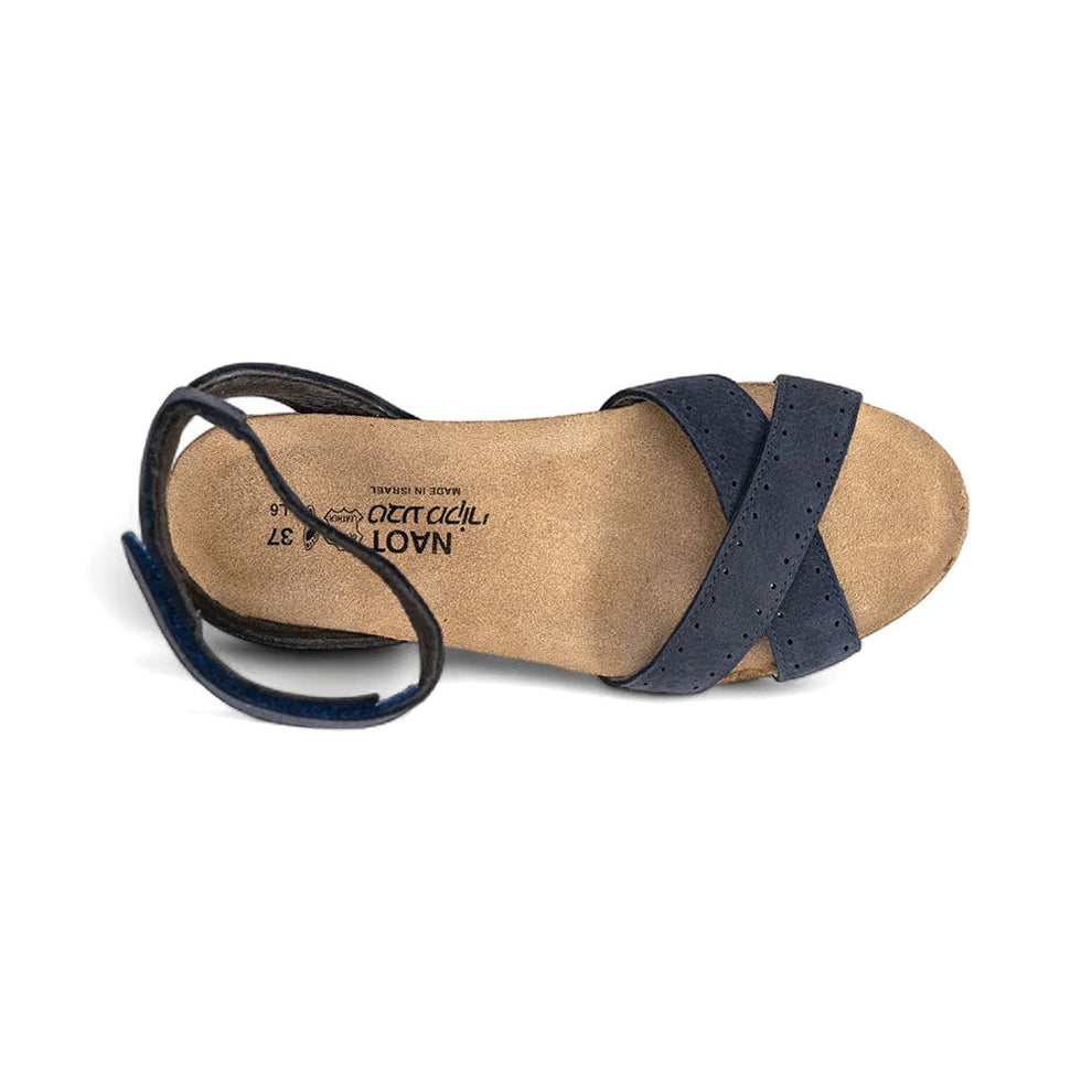 Naot Wand Women's Strappy Leather Kitten Wedge Sandal | Simons Shoes