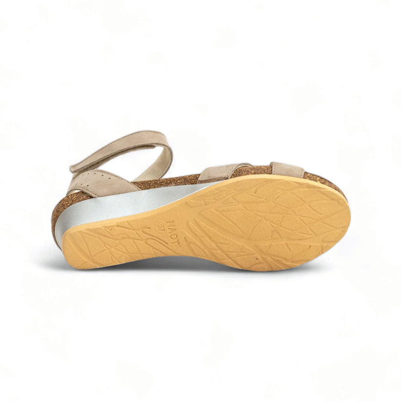 Naot Wand Women's Strappy Leather Kitten Wedge Sandal | Simons Shoes