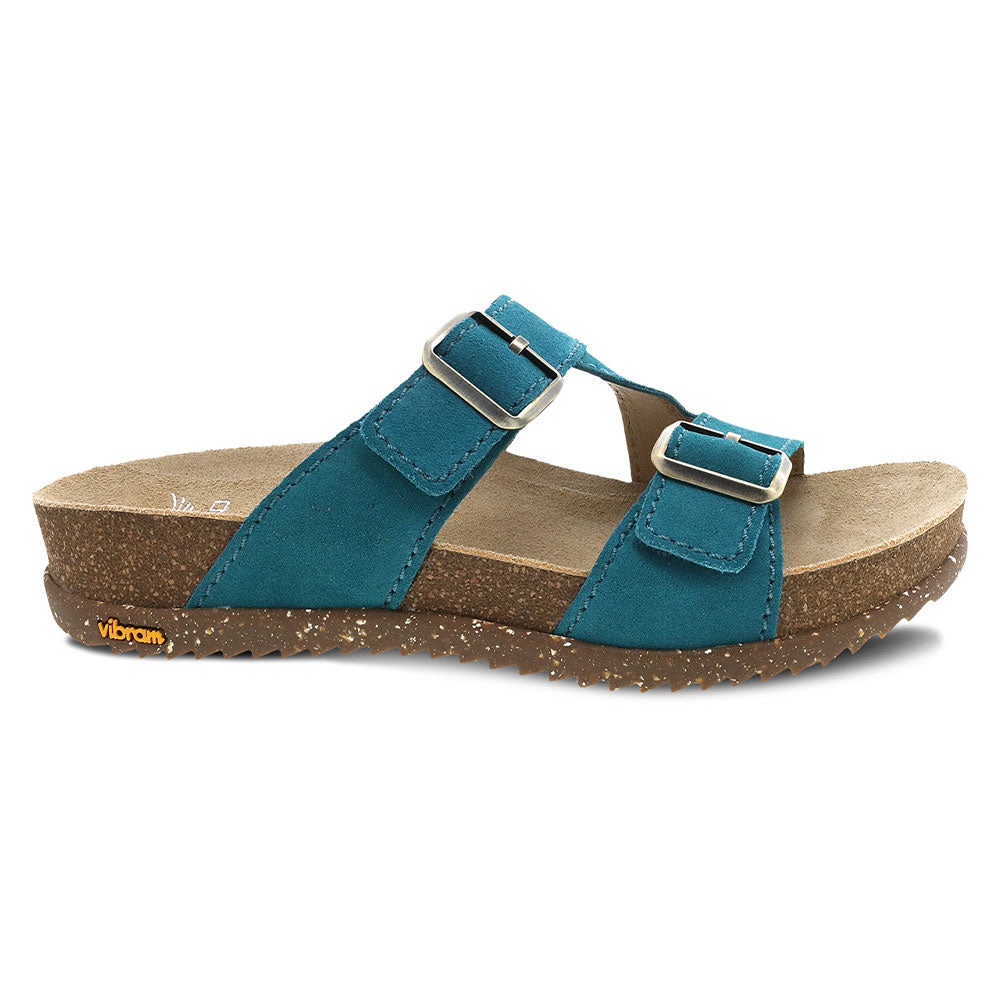 Dansko Dayna Women's Suede ECOSTEP Outsole Strap Sandal | Simons Shoes