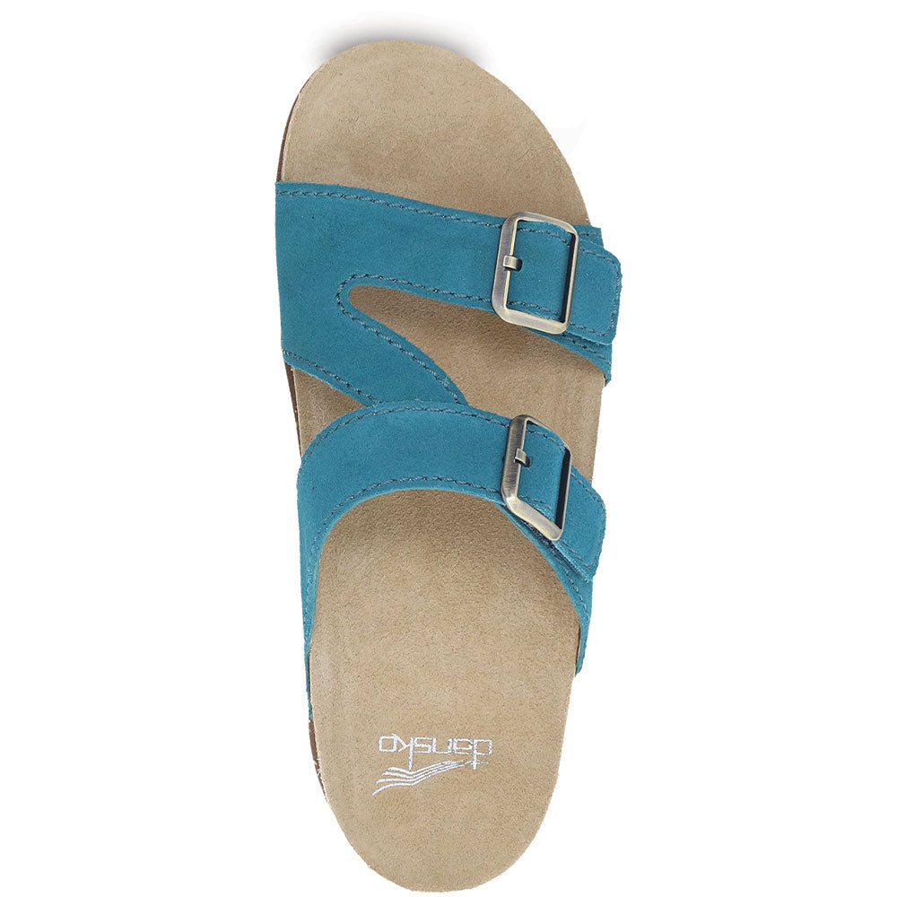 Dansko Dayna Women's Suede ECOSTEP Outsole Strap Sandal | Simons Shoes